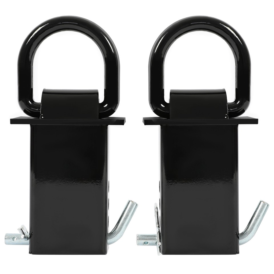 (2 pcs) Heavy Duty Adjustable Trailer Stake Pocket D-Ring 5400 lbs for ...