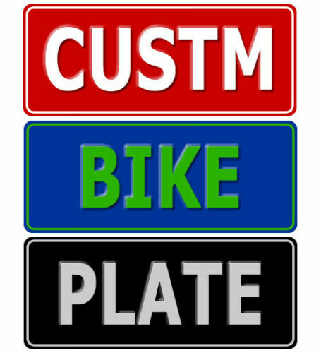 Custom Novelty Number Plate Motorcycle Size AUS Licence Plate Sign ...