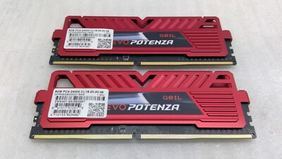 GeIL EVO POTENZA 16GB (2x8GB) DDR4 (PC4-24000) Desktop Memory ...