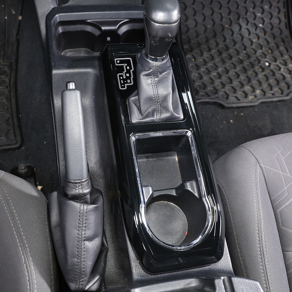 Gloss Black Console Gear Shift Panel Cover Trim Frame Fits 2016-2023 ...