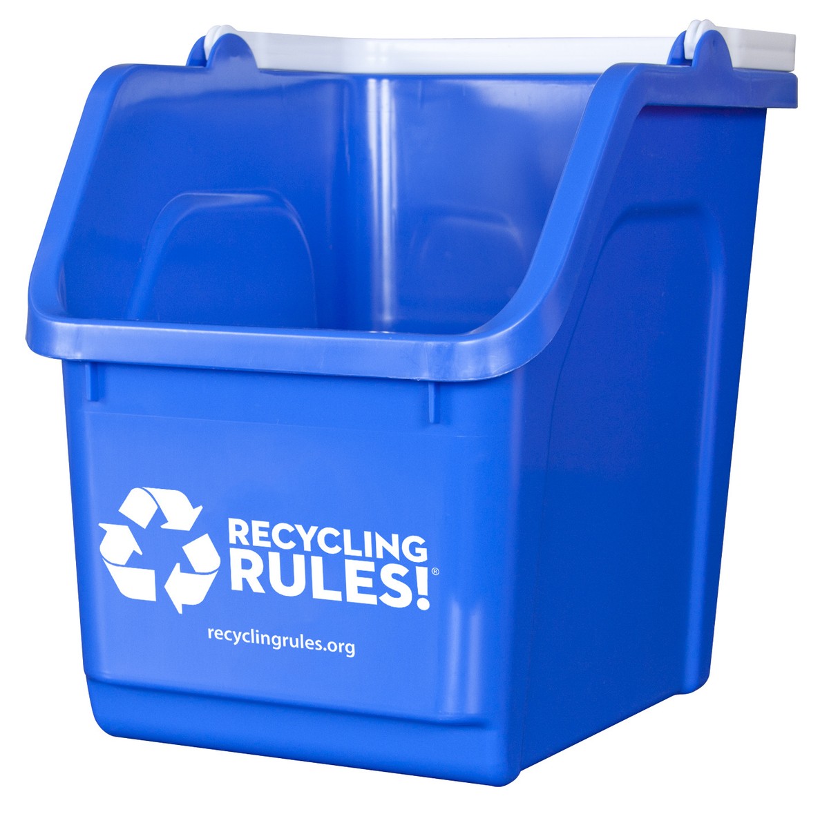 Blue Recycling Bin