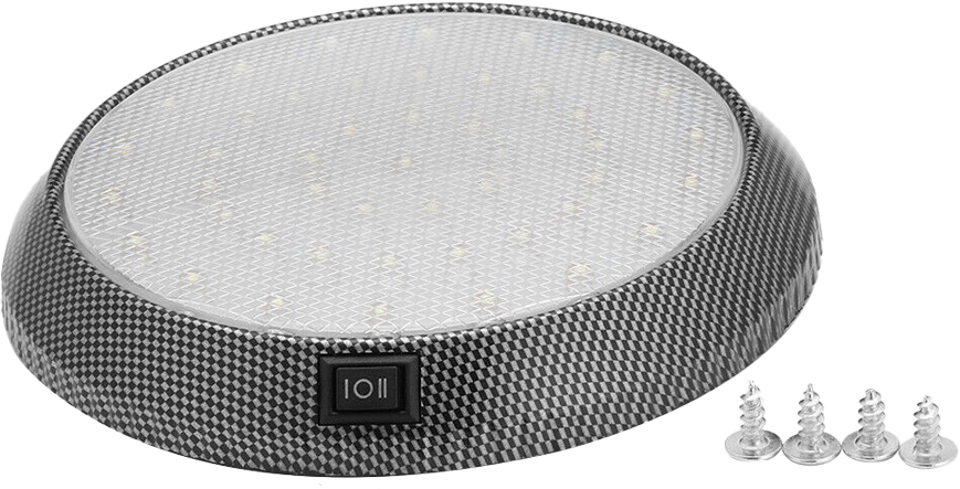 12V Stainless Steel LED Dome Light Boat Marine RV Cabin Ceiling Lamp 5. ...
