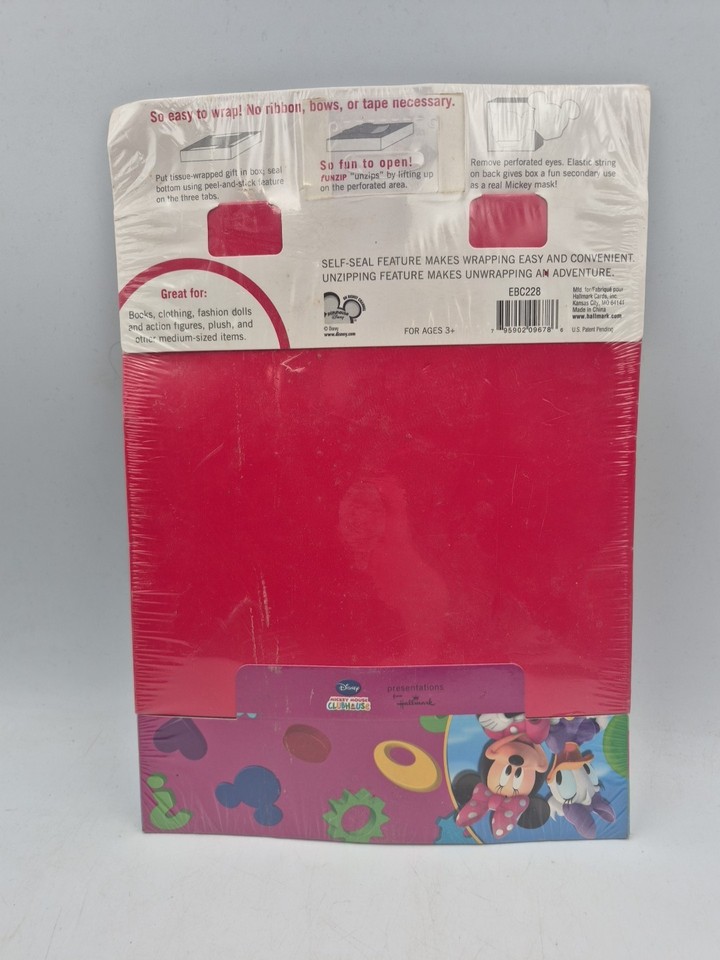 Hallmark Gift box Funzip Mickey Mouse Paper Mask Disney Sealed READ | eBay