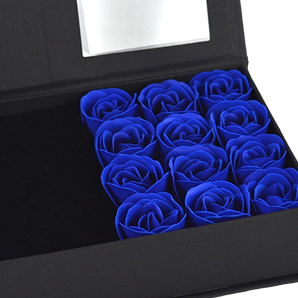 Valentine'S Day Rose Jewelry Box Preserved Flower Rose Box Decorative ...