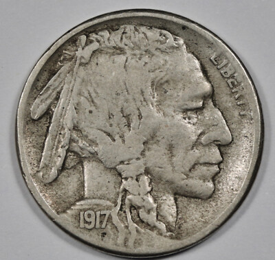 1917-s Buffalo Nickel. Natural Uncleaned. "Perfect" Fine. 206279 | eBay