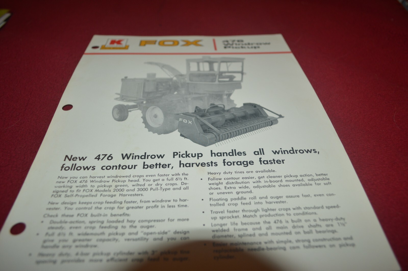 Fox River Tractor 660 Forage Blower Dealer's Brochure AMIL15 | eBay