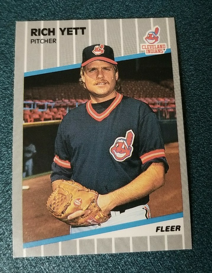 1989 Fleer Baseball Card #417 Rich Yett - Cleveland Indians | eBay