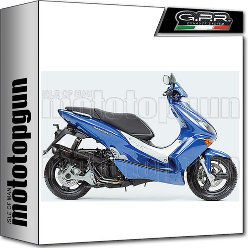 GPR EXHAUST HOM FURORE BLACK YAMAHA MAXTER 125 2000 00 2001 01 2002 02 ...