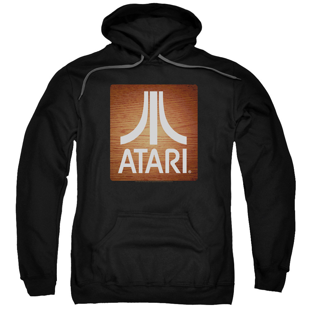 ATARI CLASSIC WOOD SQUARE Licensed Adult Hooded and Crewneck Sweatshirt ...