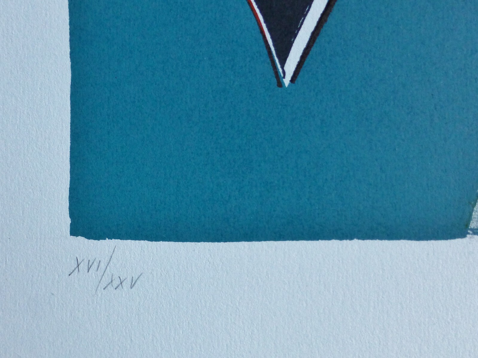 PAOLO BONI " Composition " HAND SIGNED Limited Edition Lithograph ...