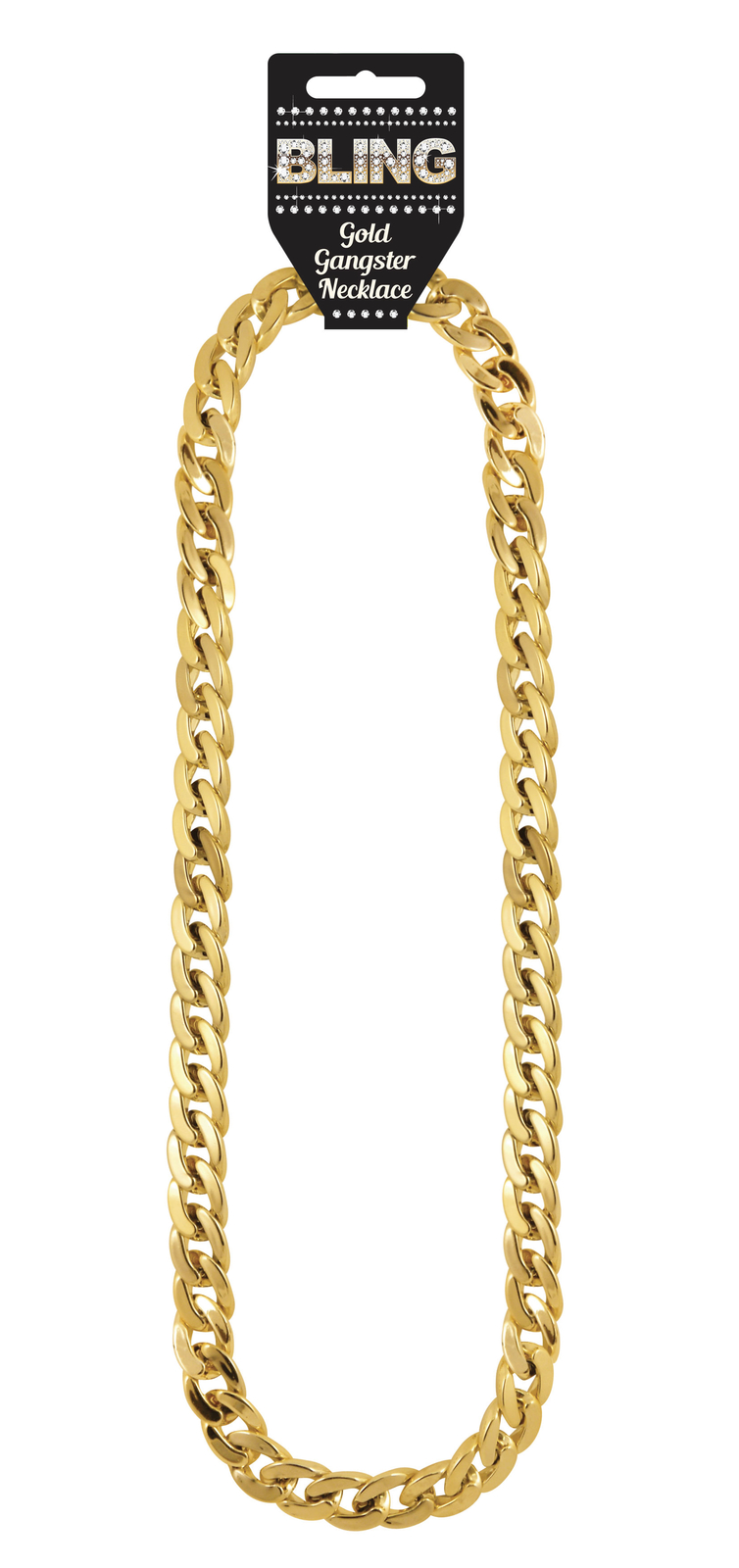 Henbrandt 113704 81cm Gold Gangster/Rapper Chain Necklace for sale ...