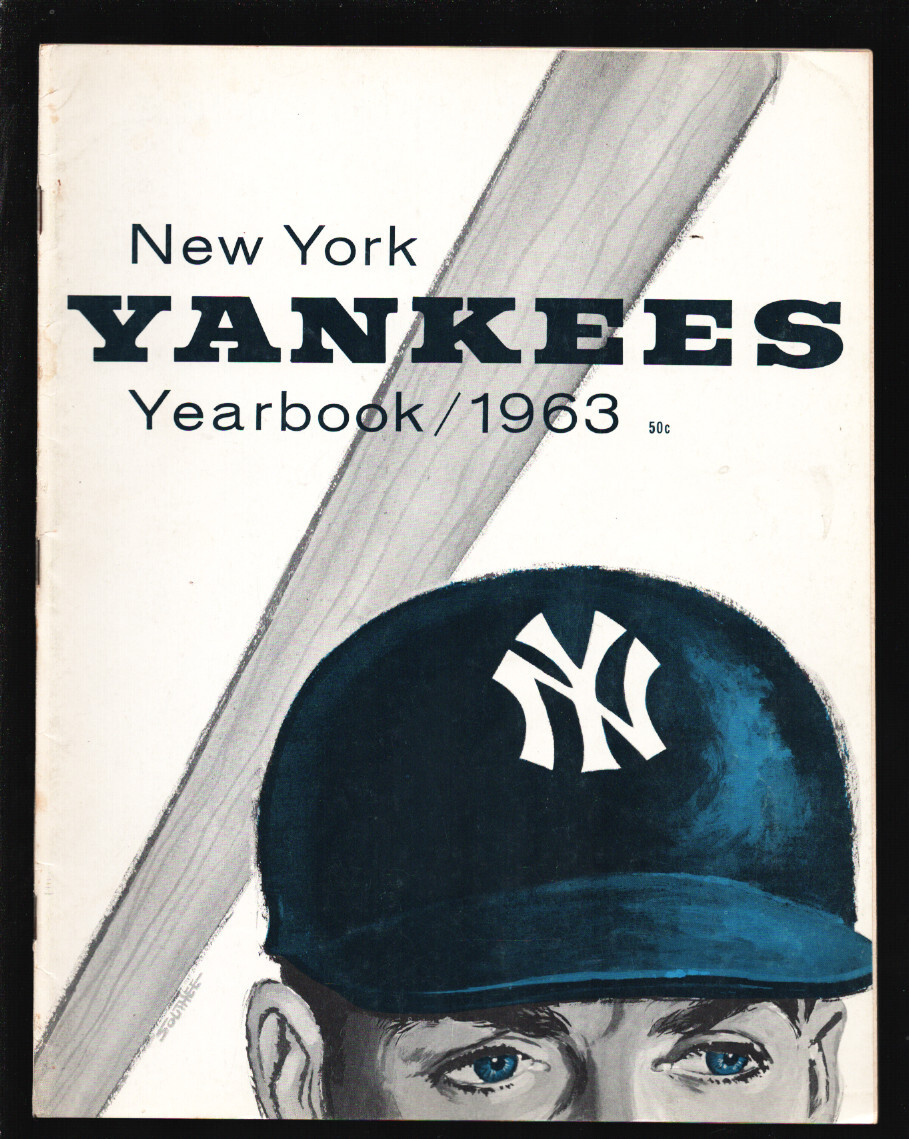 Sports Pub: New York Yankees Baseball Team Yearbook-MLB 1963-Mickey ...
