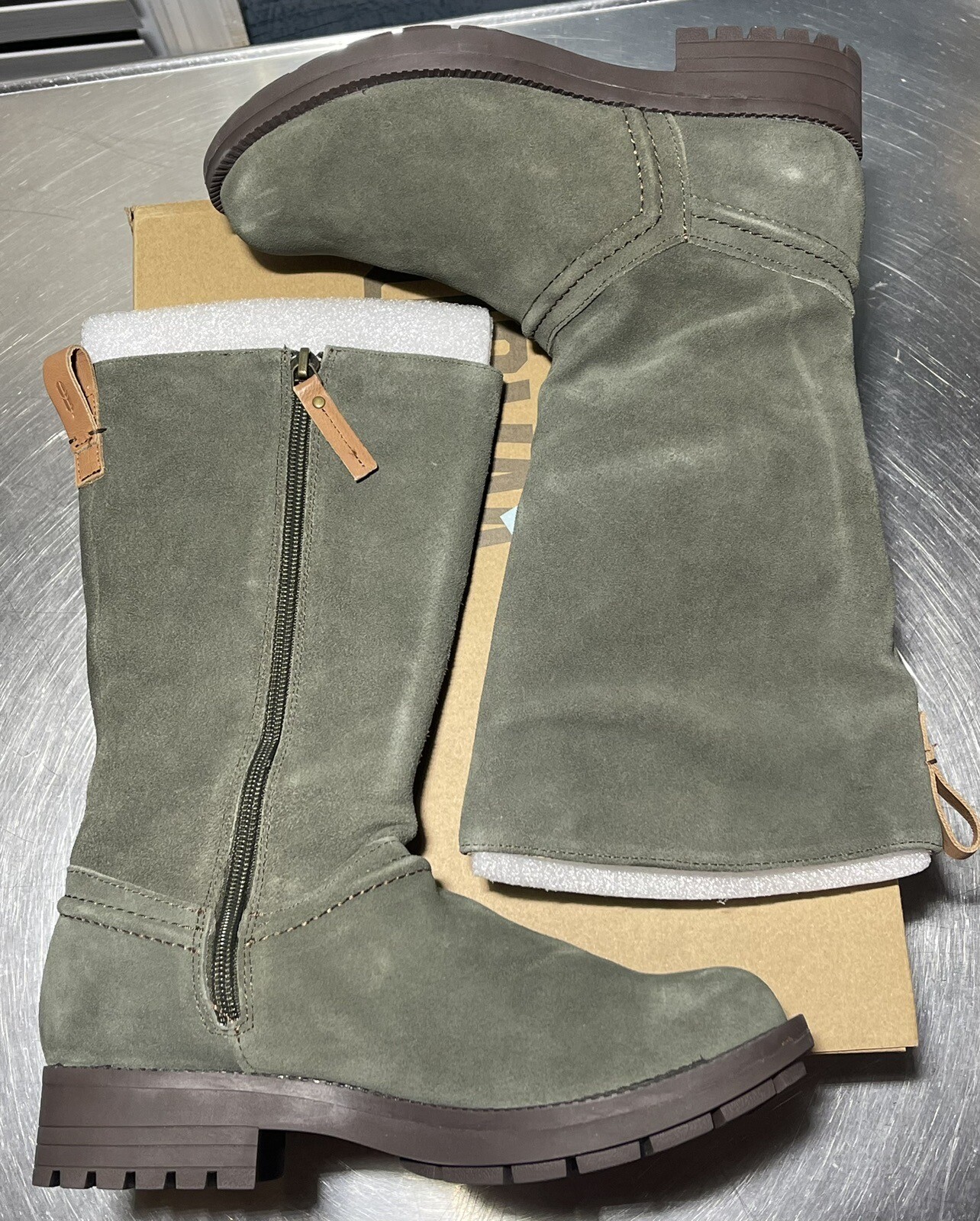 Revitalign Orthotic Water Repellent Suede Mid Boots - Kennedy Size 6 B ...