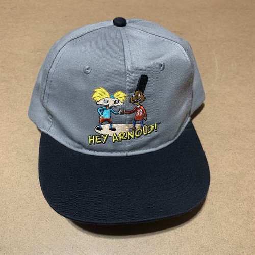 Nickelodeon Cartoons Y2K Men’s Hey Arnold Cap Hat One… - Gem
