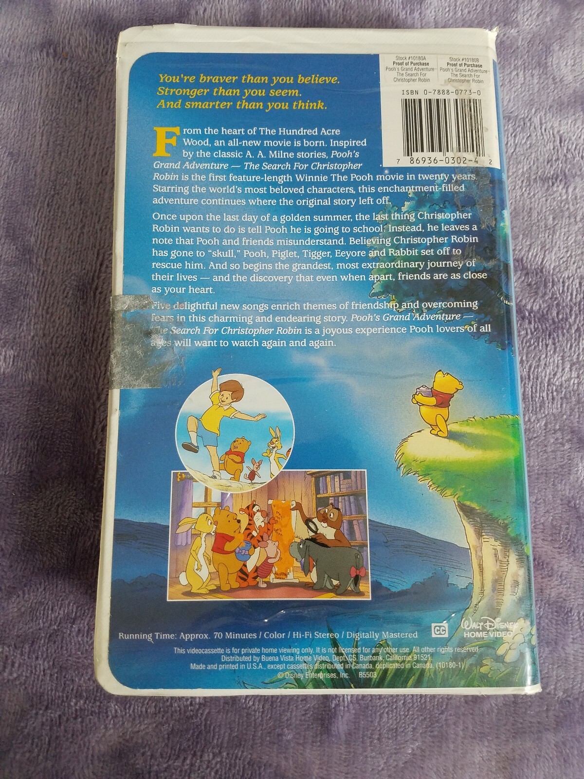 Disney Storytime Gift Set Winnie the Pooh Tape Coloring Books Puzzle ...