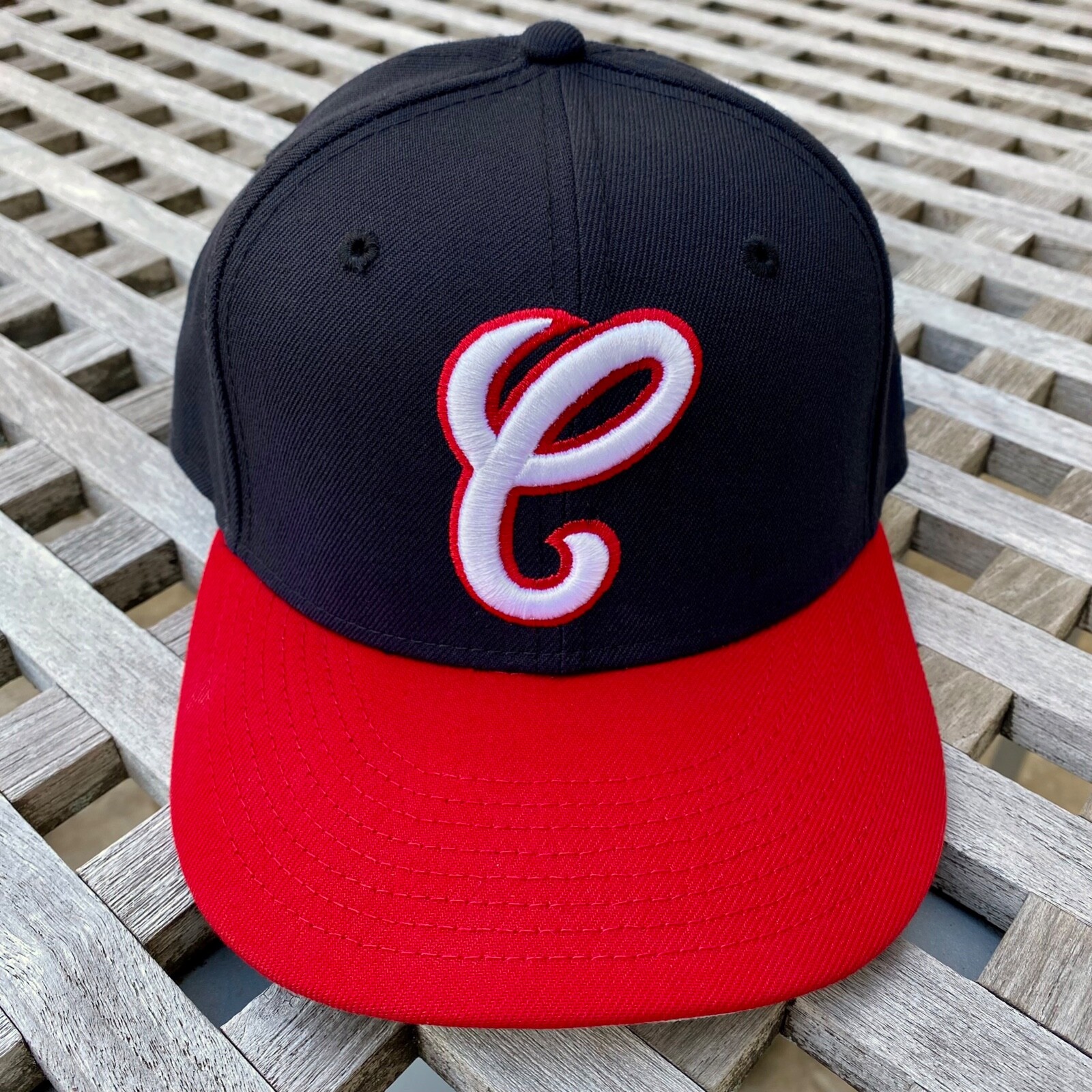 Chicago White Sox VTG Vintage Cursive Logo New Era 59… - Gem