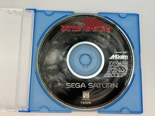 Battle Monsters (Sega Saturn, 1996) Disc Only TESTED WORKS FAST ...