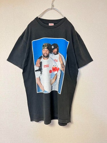 Supreme Ghostface Killah Raekwon 05Fw Elmo Photo Tee Black T-Shirt Size ...