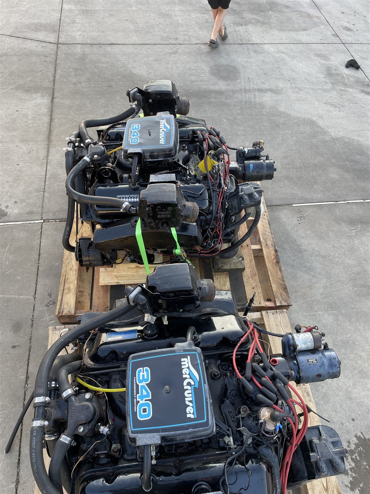 85 Mercury Marine MerCruiser 7.4 L 454 340 HP Inboard Boat Engines LH ...