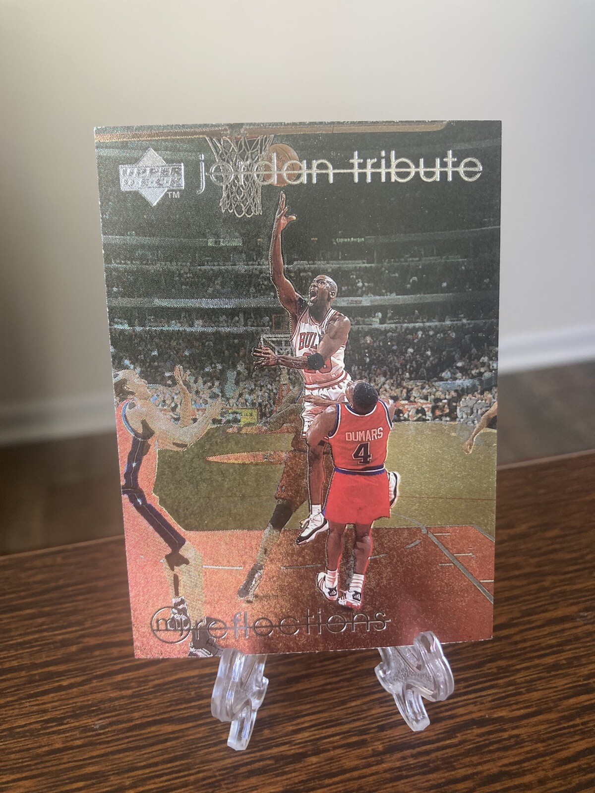 1997 Upper Deck Michael Jordan Tribute Reflections #MJ82 Michael Jordan ...