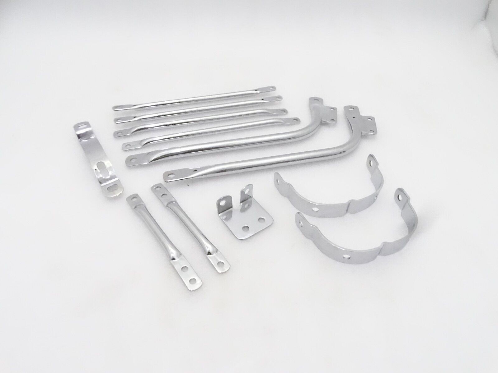 BSA A7 A10 SUPERROCKET GOLDSTAR FRONT AND REAR MUDGUARD STAYS SET ...