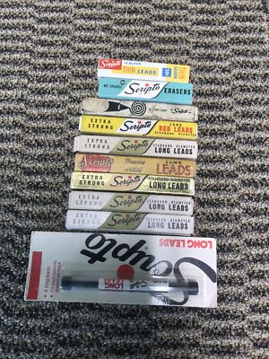 Vintage Pencil Lead Boxes Scripto w/various Leads | eBay