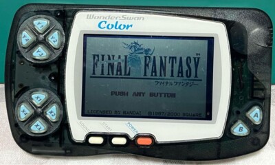 Wonder Swan Color (WSC-001) - Crystal Black Operation Tested Only ...