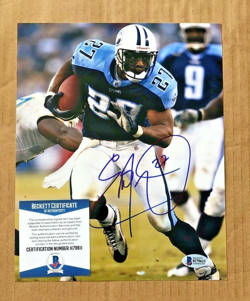 Eddie George Autographed Memorabilia | Signed Photo, Jersey ...