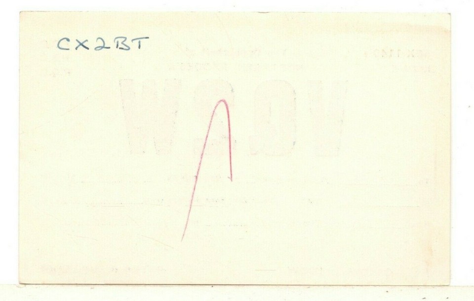 1959 Northern Rhodesia QSL: VQ2W – Peter R. Golledge – ex: G3EDW, D2DW ...