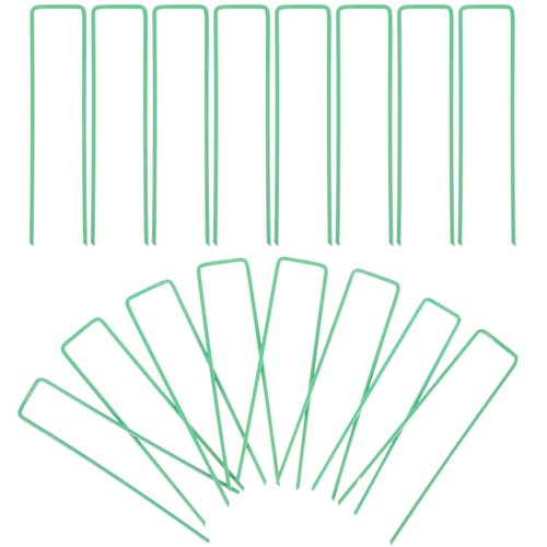 20pcs Useful Outdoor Multifunctional Landscape Pegs U-shaped Diy Stakes ...