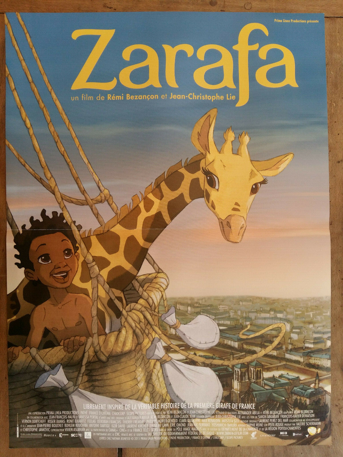 ZARAFA Giraffe Cartoon Child Africa 40X60Cm | eBay
