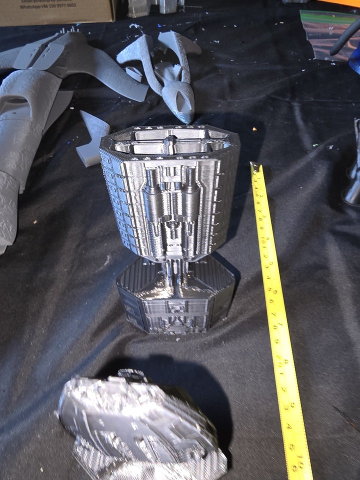Classic BATTLESTAR GALACTICA Fleet Ship Fury Class Ship -12" Custom 3d ...