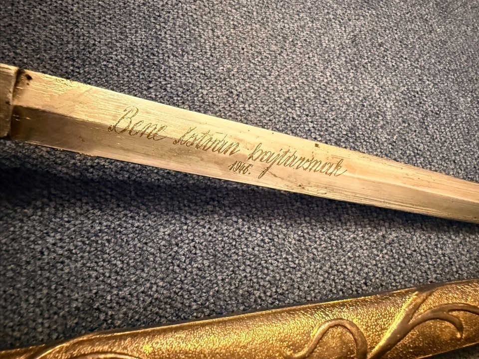 Hungarian Officer's Dagger Aviation Air Force Sword Knife RARE EX ...