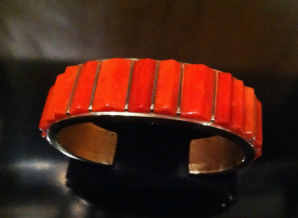 BRACELETS NAVAJO 14k GOLD CORAL Al Nez | eBay