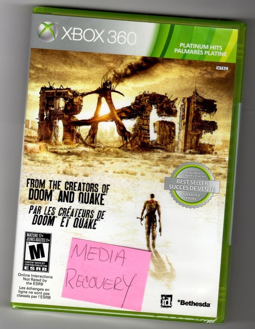 Rage (Microsoft Xbox 360, 2011) platinum hits edition | eBay