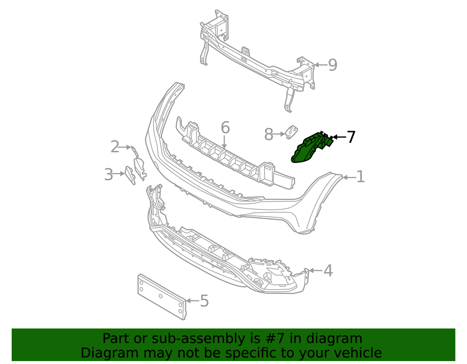 Genuine Volkswagen Guide 5NN-807-049-A | eBay