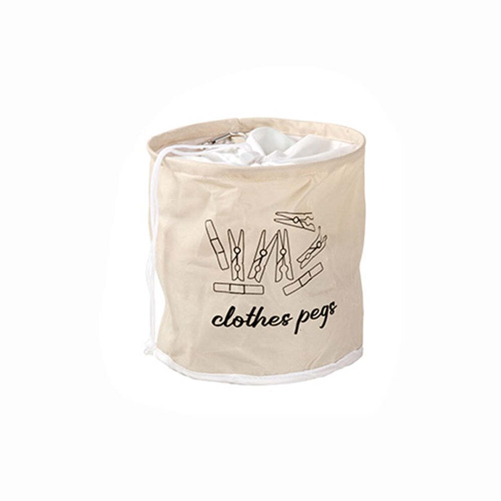 Hanging Clothes Peg Bag Laundry Pegs Basket Storage Lightweight ...