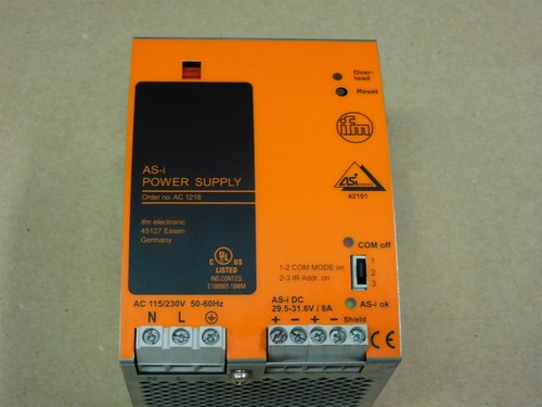 IFM AC1218 Power Supply 8A 29.5-31.6 VDC NEW no box | eBay
