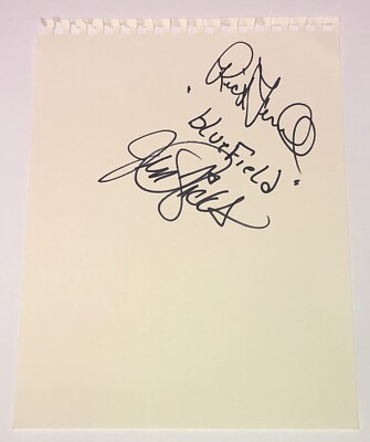 Bluefield Signed 6x8 Sheet Country Music Group Autograph Rick Ferrell ...