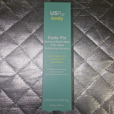 Urban Skin Rx Fade Fix Bump & Dark Spot 10% AHA Exfoliating Solution 3. ...