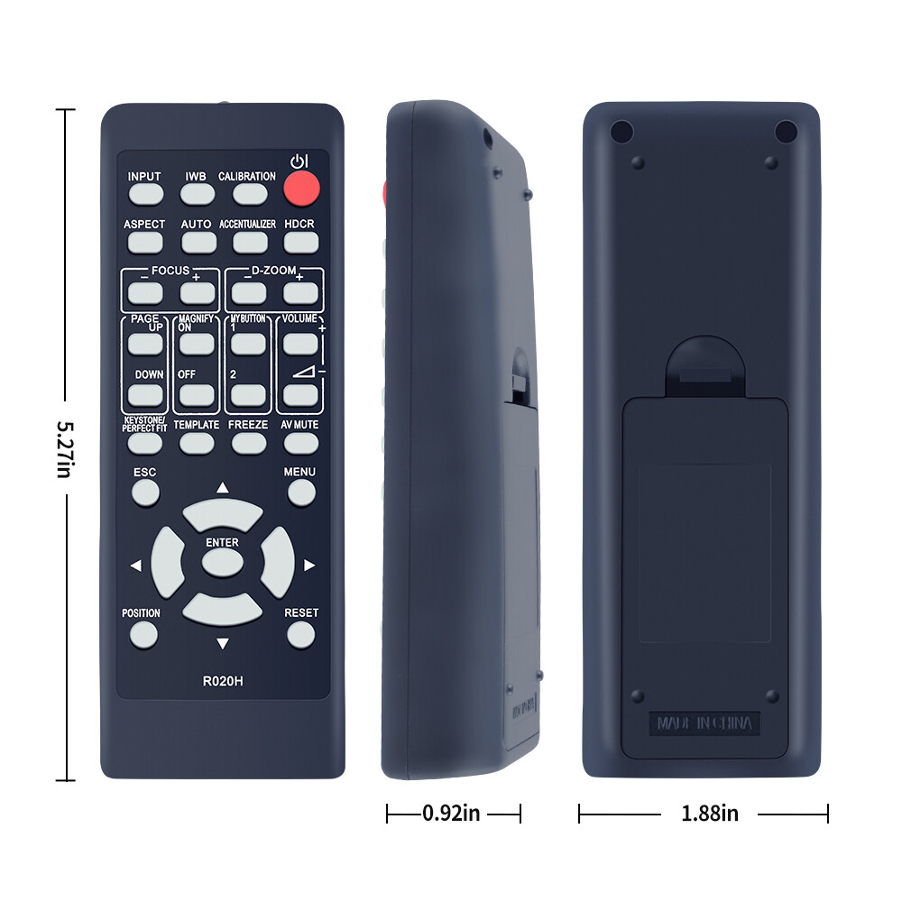 New R020H For Hitachi Projector Remote Control CP-AW3005 CP-AX3003 CP ...