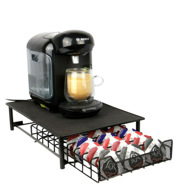 Maison & White TASSIMO 60 Coffee Pod Holder with Machine Stand & T Disc ...