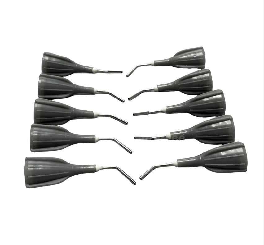 100pcs Dental Delivery Tips Flow Composite Resin Conveyor Flowable Tip ...