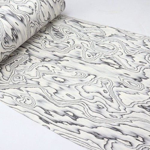 98''×22'' Recon Gray White Burl Wood Veneer Sheet,Exotic 0.45mm Thick ...
