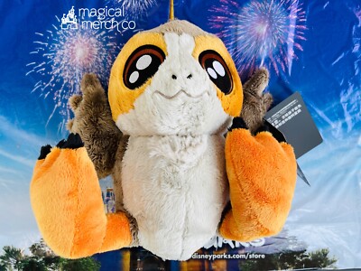 2021 Disney Parks Star Wars Porg Big Feet 10" Plush NWT | eBay