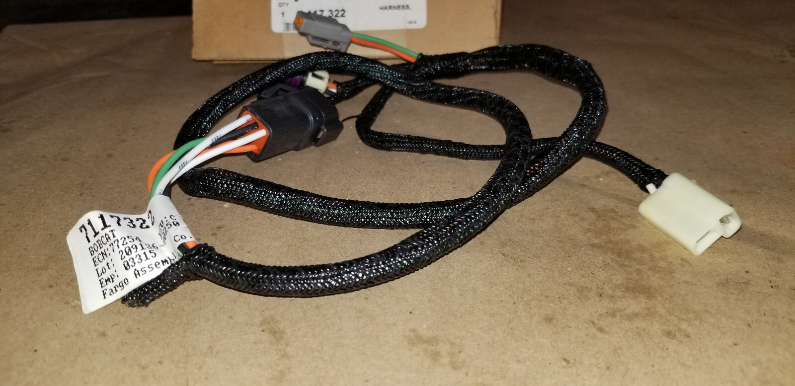 Bobcat 7117322 Wiper Harness New Old Stock | eBay