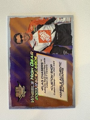 Wheels High Gear 2003 Race Cards 2003 Wheels High Gear #F72 First Gear ...