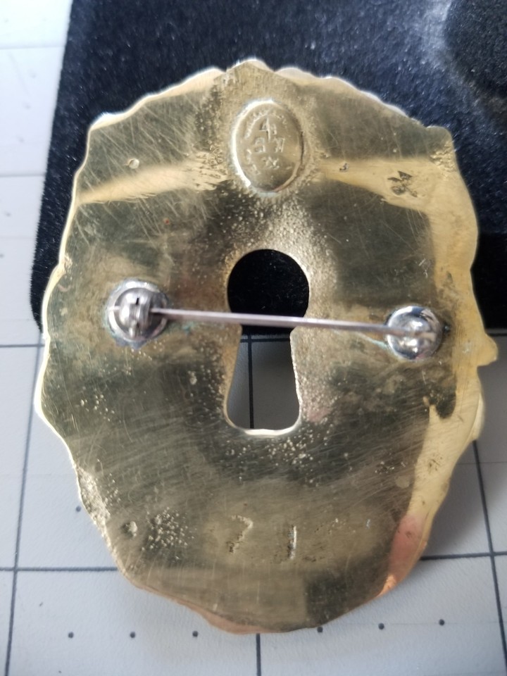 Vintage 1930's Max Rieg Colonial Williamsburg Baroque Escutcheon Brooch ...