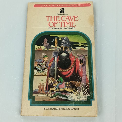 THE CAVE OF TIME CHOOSE YOUR OWN ADVENTURE 1ST#1 Ed Packard CYOA 1979 ...