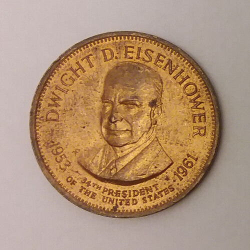 Dwight D. Eisenhower 34th President Coin Medal Token 26mm | eBay